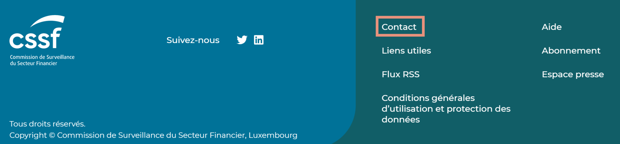 Aide – CSSF